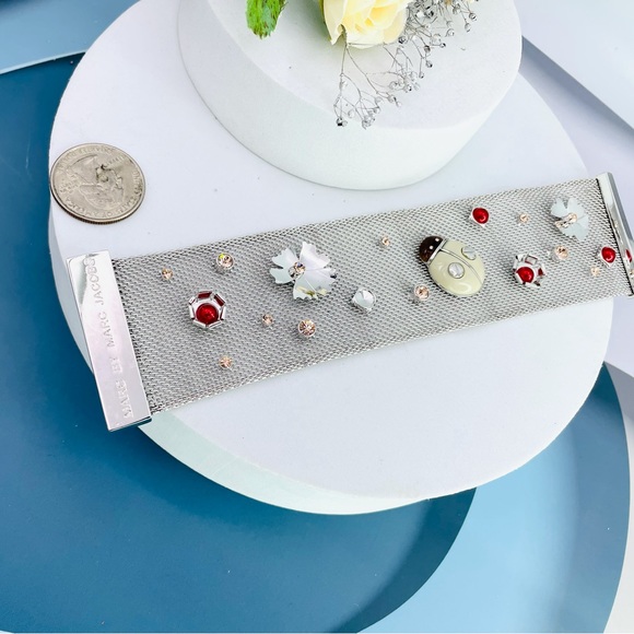 Marc By Marc Jacobs | Jewelry | Marc Jacobs White Gold Plated Magnet ...